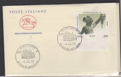 2000 Republic Italian First Day Cover Cavallino Cellini | eBay Australia