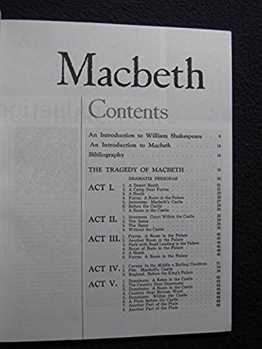 Macbeth (Cliffs Complete Study Editions) [Oct 15, 1964] Shakespeare ...