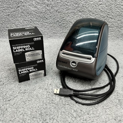 Dymo LabelWriter 400 Thermal Label Printer Model 93089 w/ Power, and ...