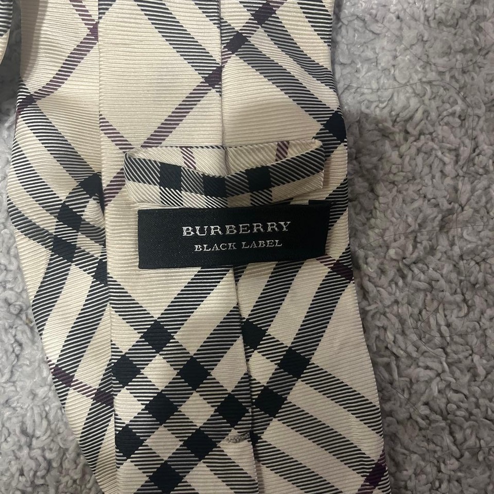 Burberry Necktie Classic Logo Designer Accessory Mens Womens | eBay
