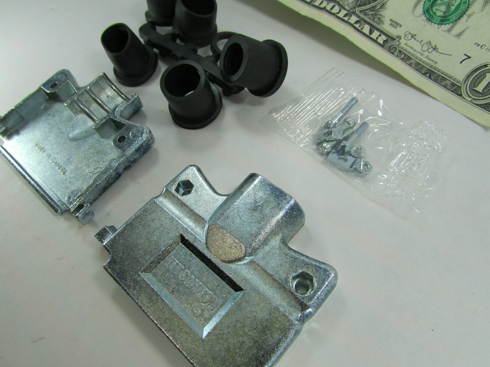 New ITT Cannon Metal Backshell Kit 37-Position DSub Cable Connector 980 ...