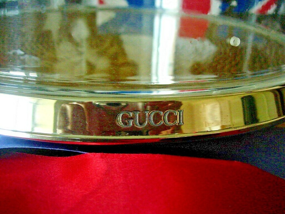 Ultra RARE Vintage GUCCI Covered Wicker Plate Tray Cake Party Service ...