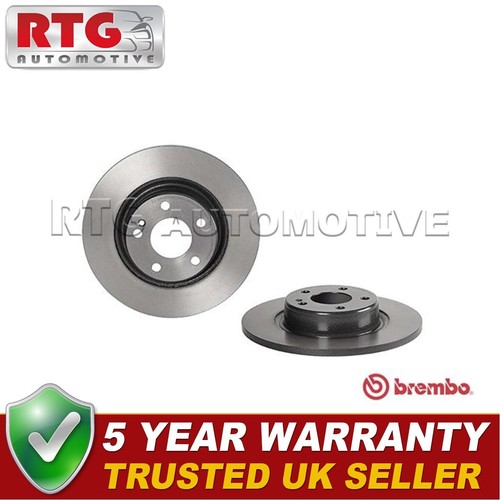 RTG Rear Brake Discs Fits Mercedes C-Class 2013- A0004230512 0004230512 ...