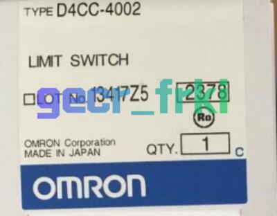Omron D4CC-4002 Limit Switch New One Free Shipping D4CC4002 | eBay