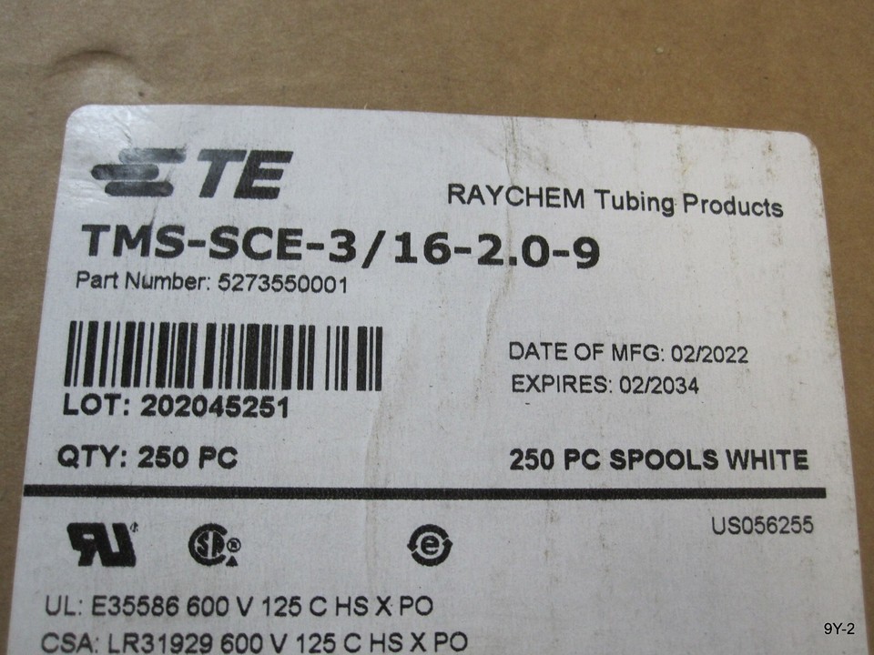 250Pcs TE Connectivity Wire Labels & Markers 5273550001 White TMS-SCE-3 ...