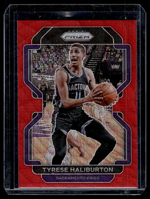 Tyrese Haliburton 2021-22 Panini Prizm Red Wave Card #196 | eBay UK