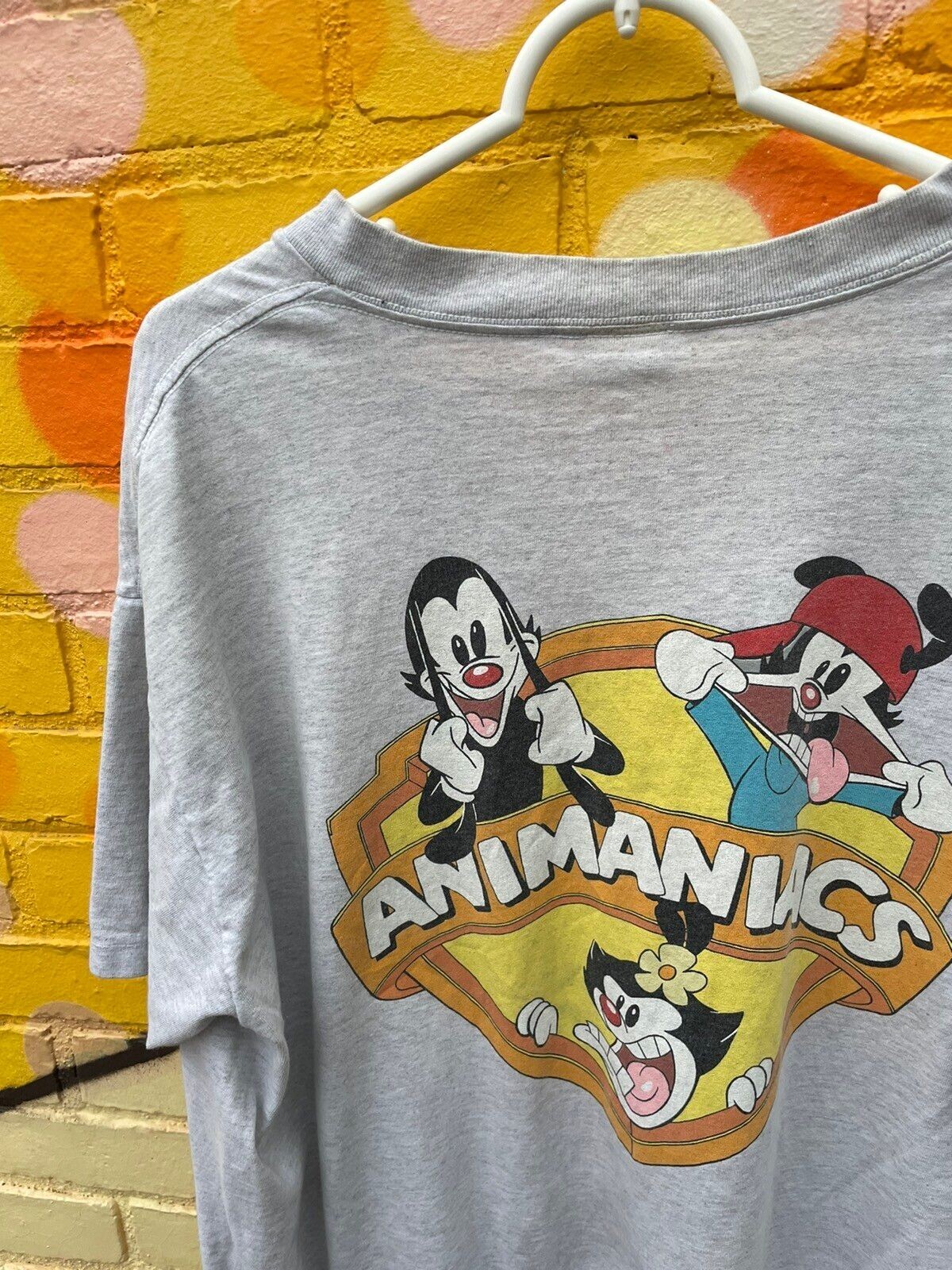 1993 Animaniacs Double Sided Looney Tunes Cartoon T-S… - Gem