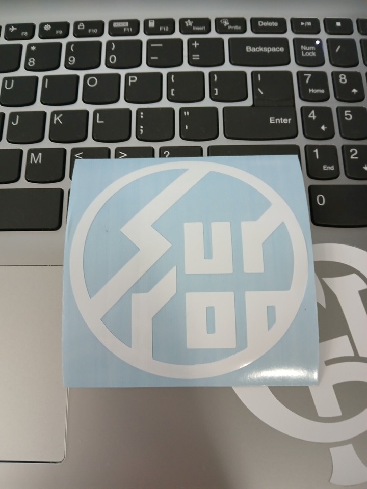 Surron Logo Vinyl Decal Sticker WHITE Sur Ron Light Ultra Bee Graphics ...