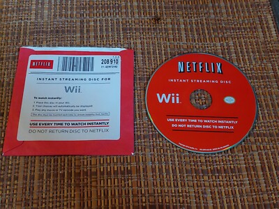 Nintendo Wii Netflix Instant Streaming Disc | eBay