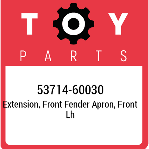 53714-60030 Toyota Extension, front fender apron, front lh 5371460030 ...