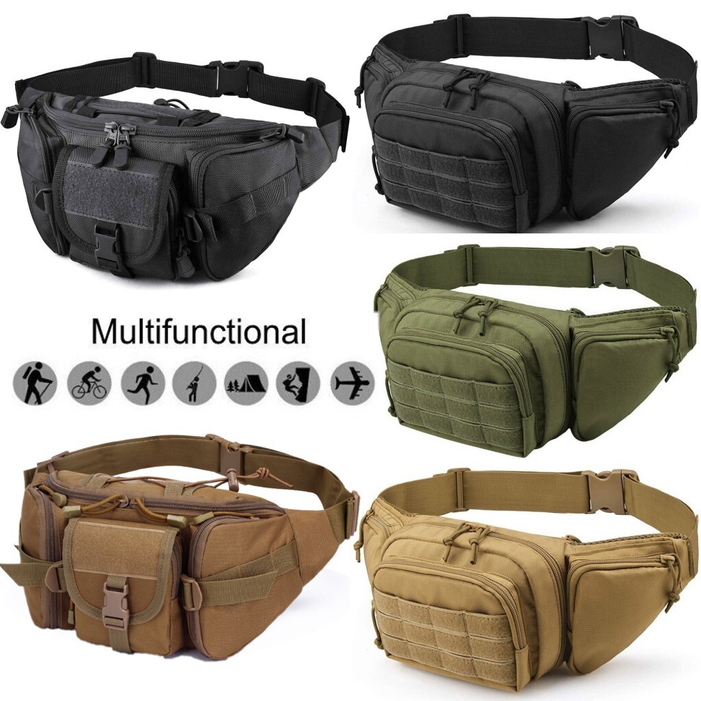 Tactical Concealed Carry Fanny Pack Holster Waist Pack Bag Gun Holster ...
