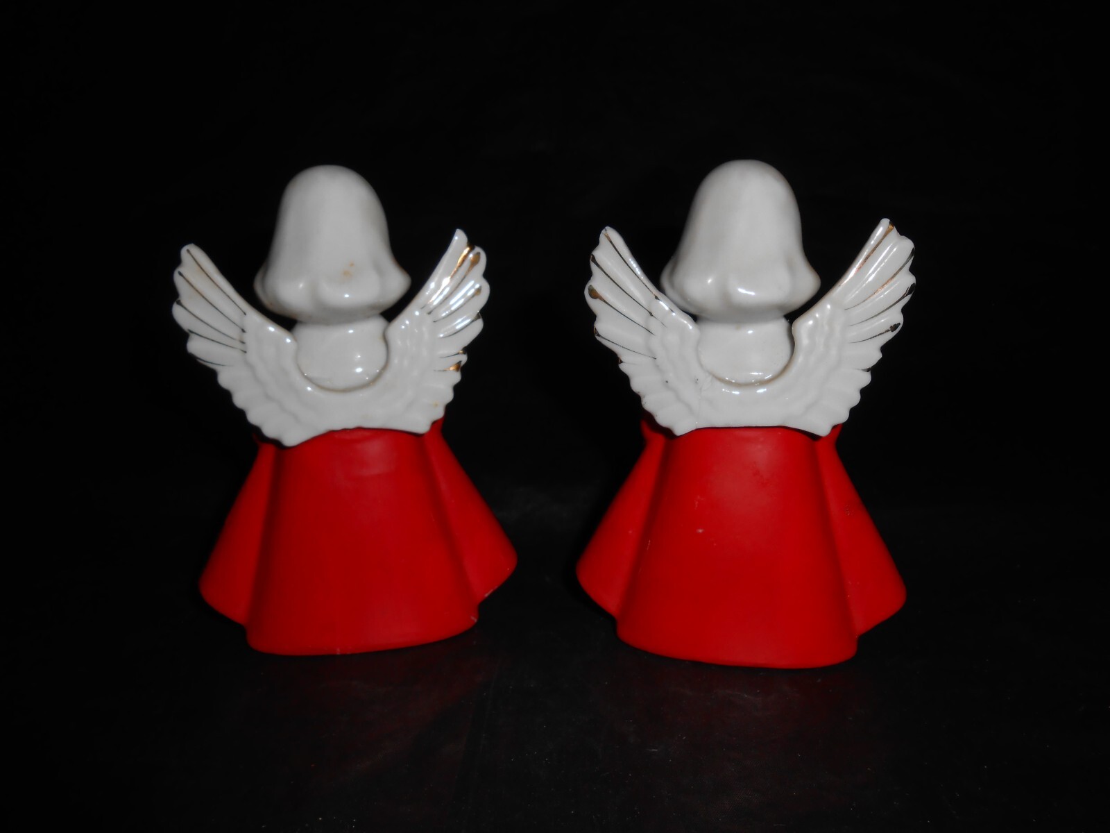 Vintage Unmarked Christmas Musical Angels Set/2 Violin & Harp Japan | eBay