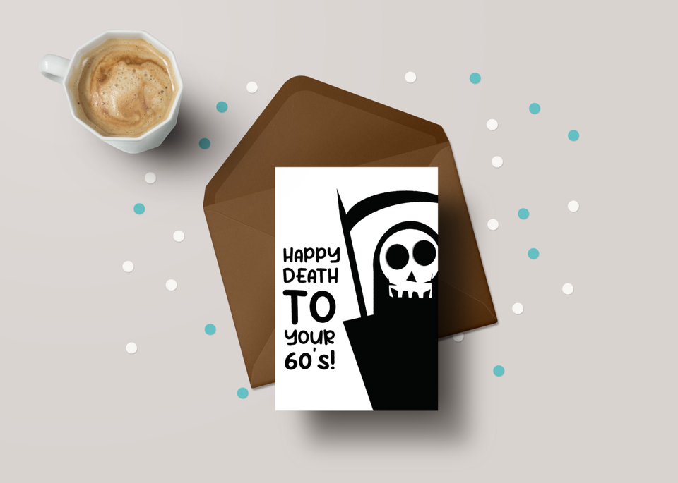 Happy Death to Your 60s Funny Friend Rude 70th Birthday Card 🇬🇧 | eBay ...