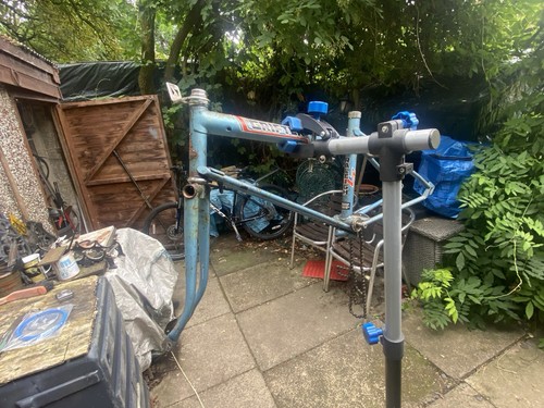 Vintage 1978 MK1 Raleigh Grifter Frame & forks blue Used Original ...