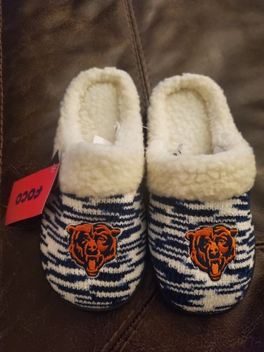 Women's FOCO Chicago Bears- NFL Slippers/Slip On House Shoes Size S 5/6 ...