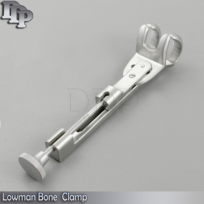 LOWMAN-HOGLUND Bone Clamp 7" 2x2 Prong Jaws 1" Wide Surgical ...
