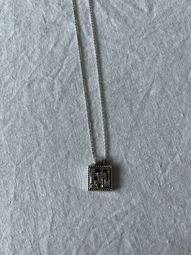 Brighton Silver Spectrum Adjustable Necklace Tan Colored Stones. EUC | eBay