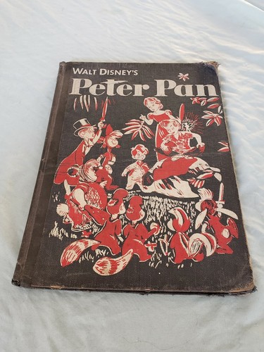 1952 Disney Peter Pan Hardcover Book Simon Schuster | eBay