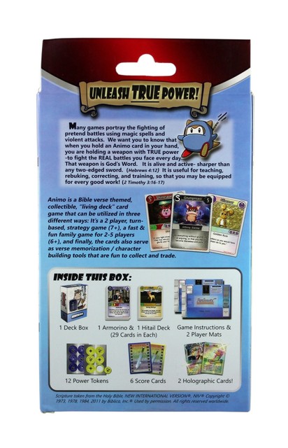 Animo Living Deck Bible Verse Game Starter a Christian Trading Card for ...