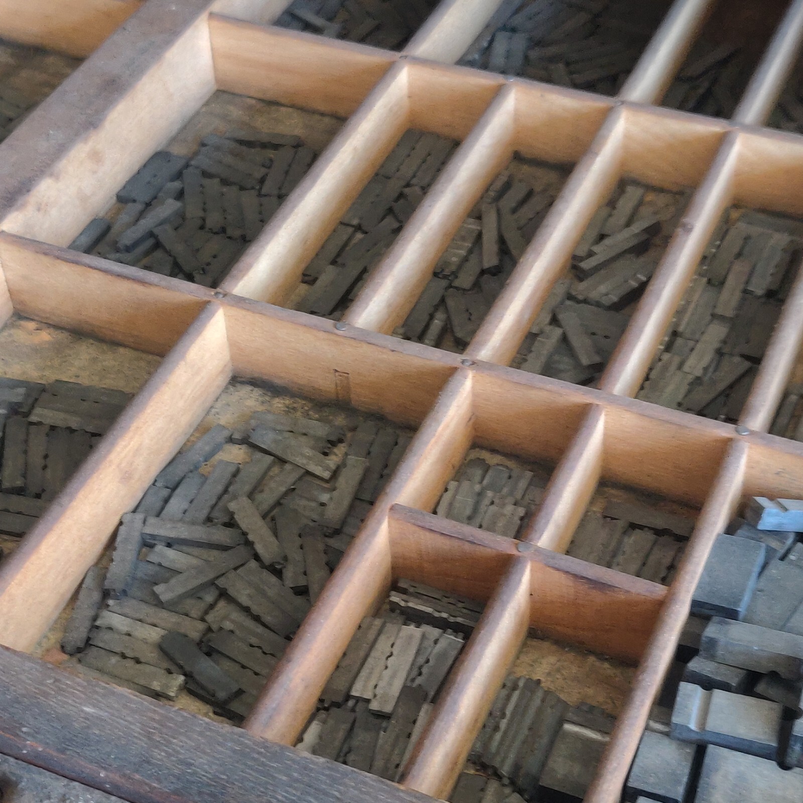 Hamilton Double Slant Top Print Shop Printer Cabinet with Block Sets | eBay