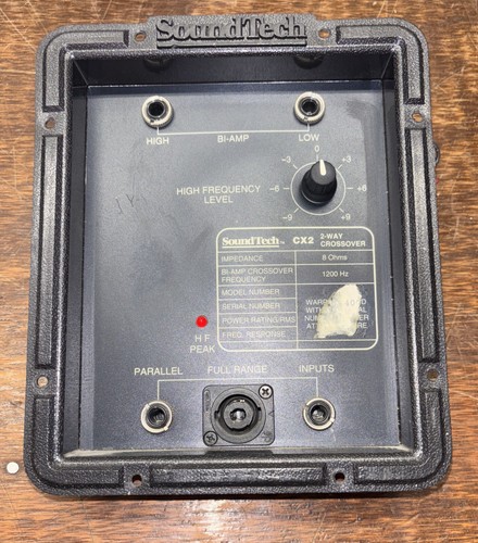 Soundtech CX2 15” 2 Way Speaker Crossover - 8 Ohm - Bi-amp 1200hz ...