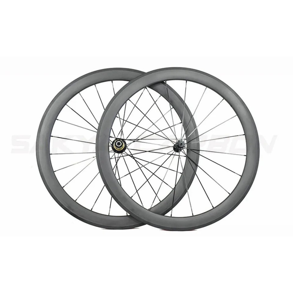 650C Carbon Road Bike Wheels 50mm Clincher Tubular Wheels Rim Brake ...