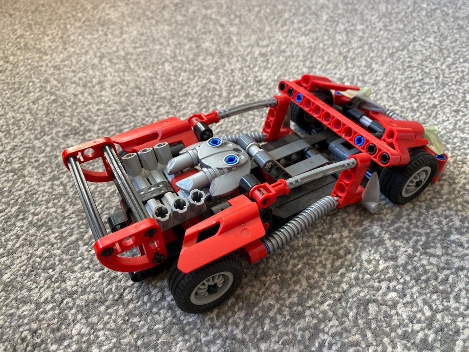 Technical Lego collection bundle race cars 8815 8242 8832 and 8650 red sports | eBay UK