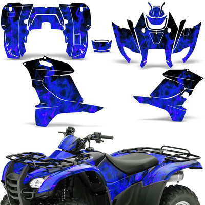 ATV Graphics Kit Decal Sticker For Honda Rancher AT 420 2007-2013 ICE ...