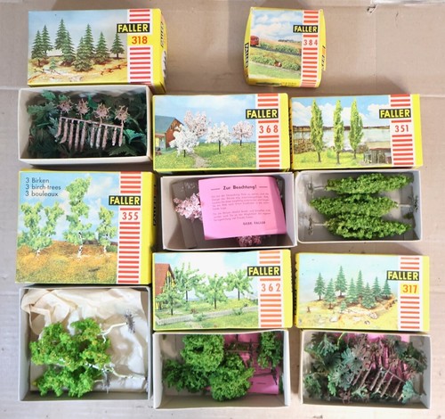 FALLER HO SCALE VINTAGE TREE MODEL KIT PICK from LIST om