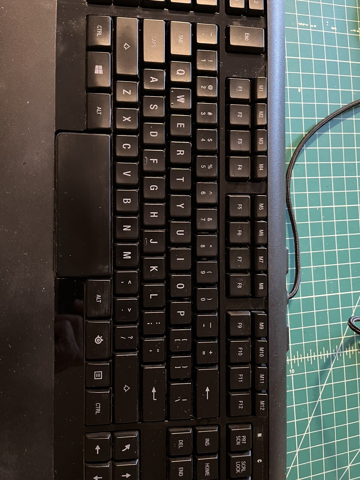 SteelSeries Apex 350 Gaming Keyboard 5 Zone RGB LED Backlit Low Profile ...