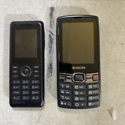 Lot Of 2 Kyocera Verve S3150 Black QWERTY Keyboard Slide Phone | eBay