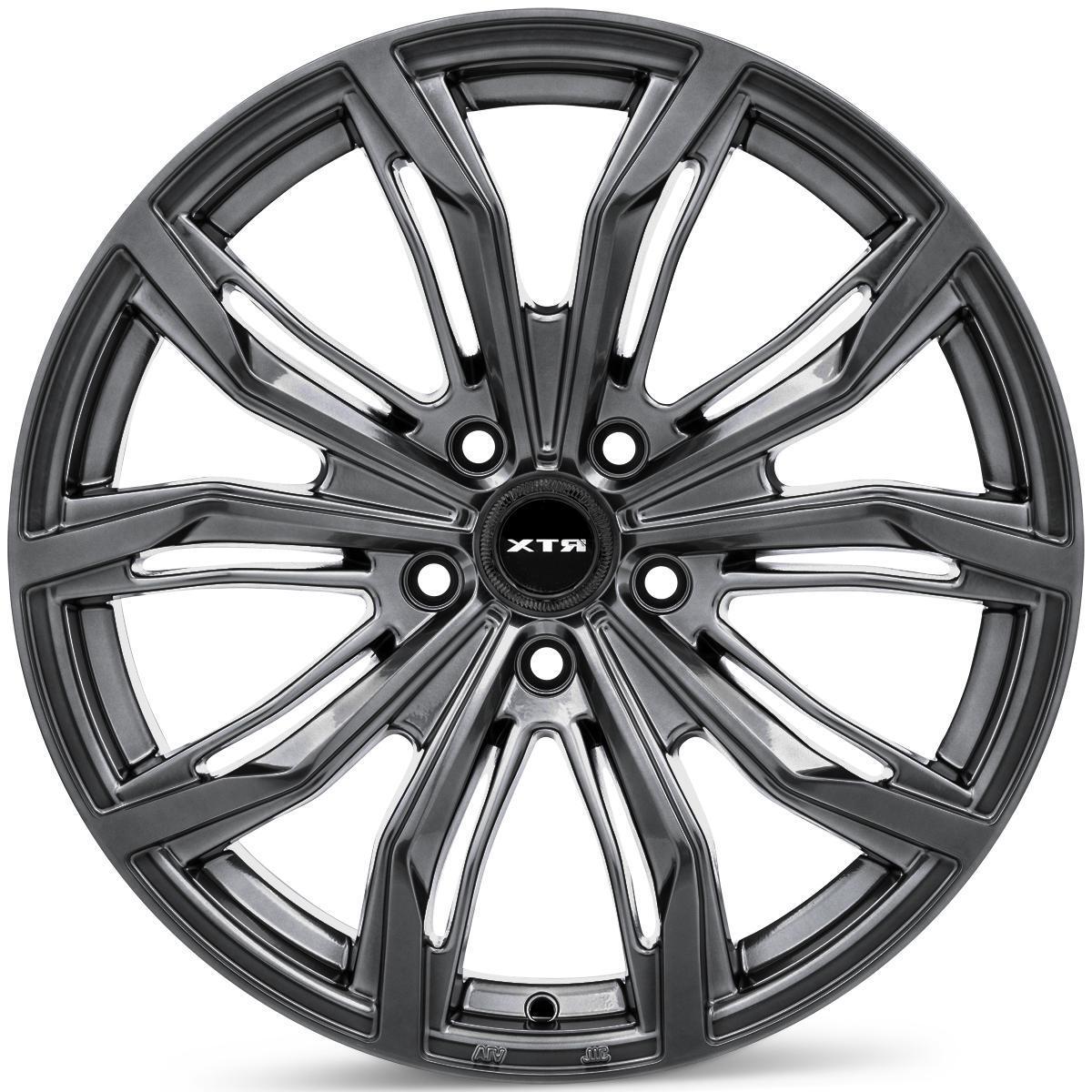 18 Inch Black Alloy Wheel Rim for Eagle Talon, RTX 83260 18x8 5x114.3 ...