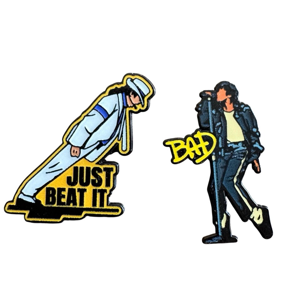 Michael Jackson Pins • Smooth Criminal “Just Beat It” + Bad Era • Pop ...