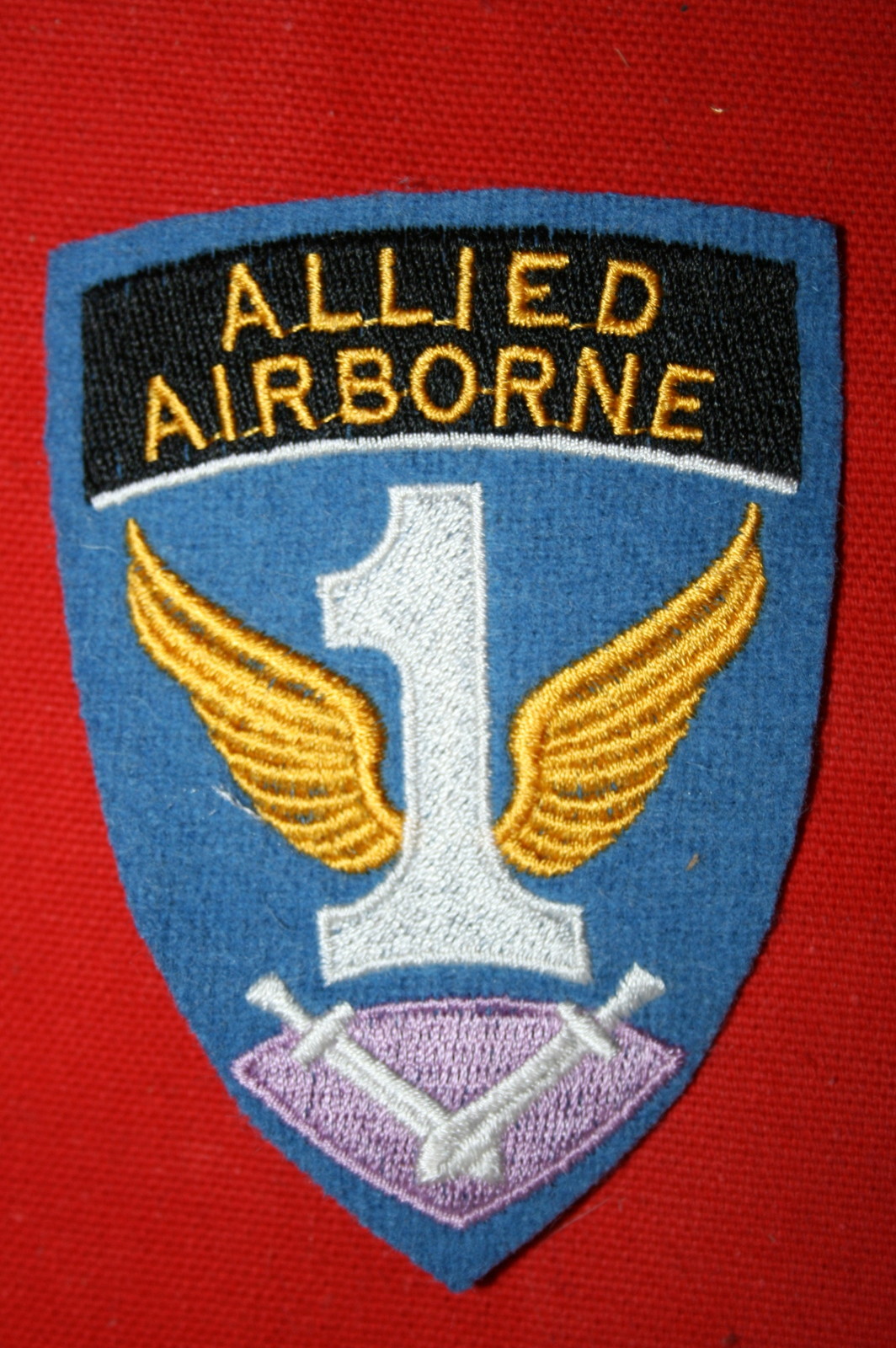 SUPERB COPY ALLIED AIRBORNE FELT CLOTH PATCH ENGLISH MADE STYLE | eBay