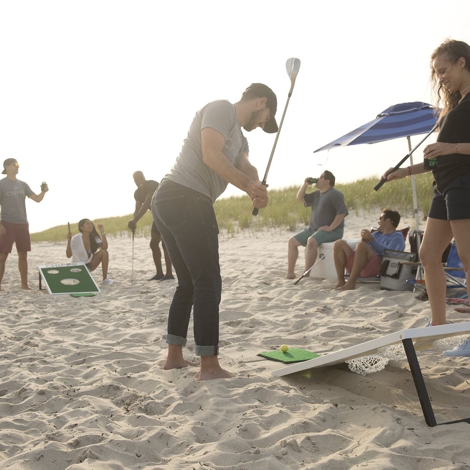 Chippo Golf Game & Cornhole Set Combo - Complete with Chippo Target ...