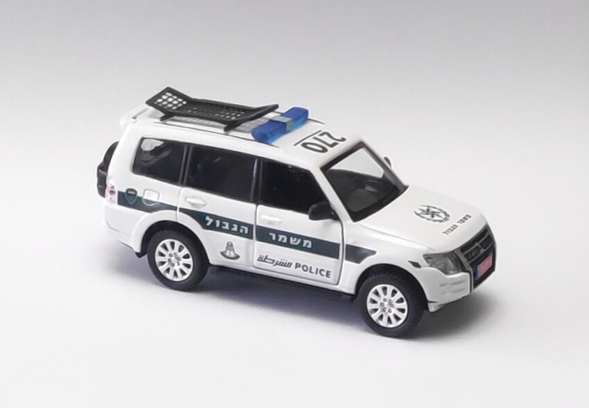 Mitsubishi Pajero ISRAEL POLICE Magav Border Unit car model scale 1:43 ...