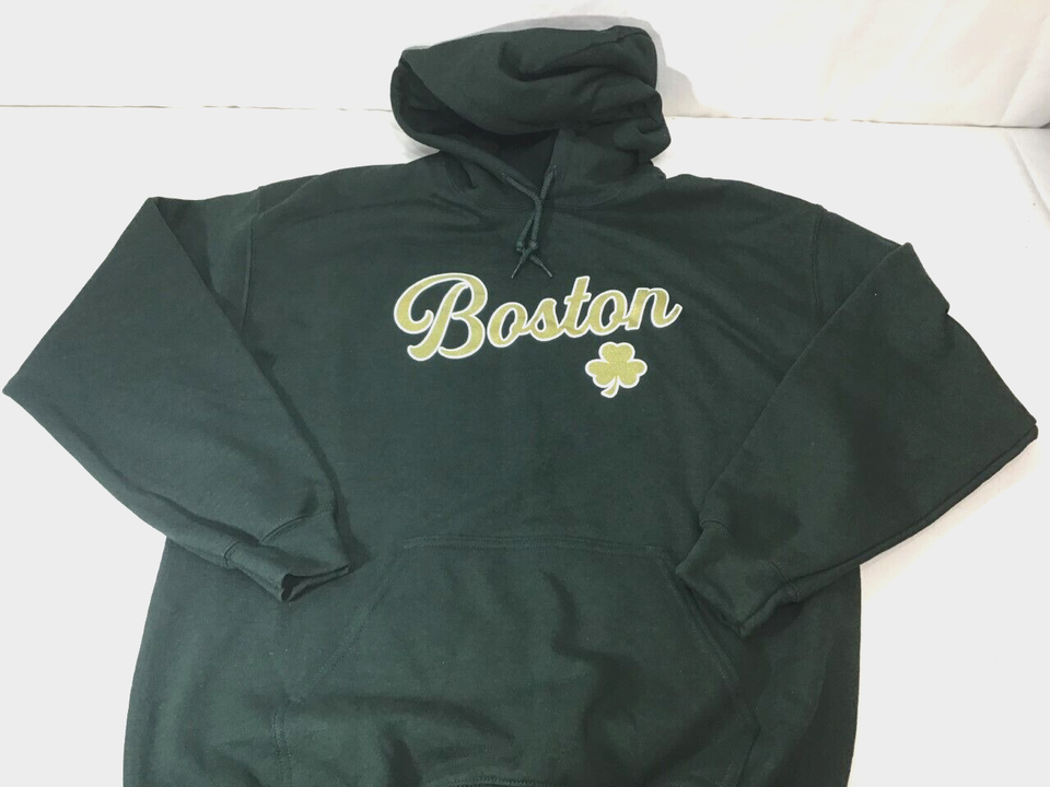 New 2023 BOSTON Forest Gold Hoodie Hooded Sweatshirt Size XLarge ...