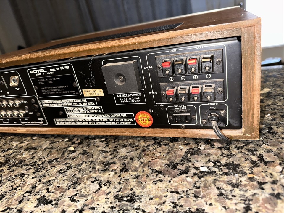 Vintage ROTEL RX-403 Stereo Receiver, Great Condition HARD TO FIND! | eBay