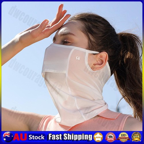 Ice Silk Face Mask Anti Ultraviolet for Summer Outdoor Activities ...