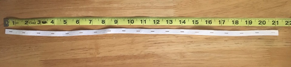 UmiArt Buttonhole Elastic Pre-Cut 20” strips Pack of 40 strips NEW | eBay