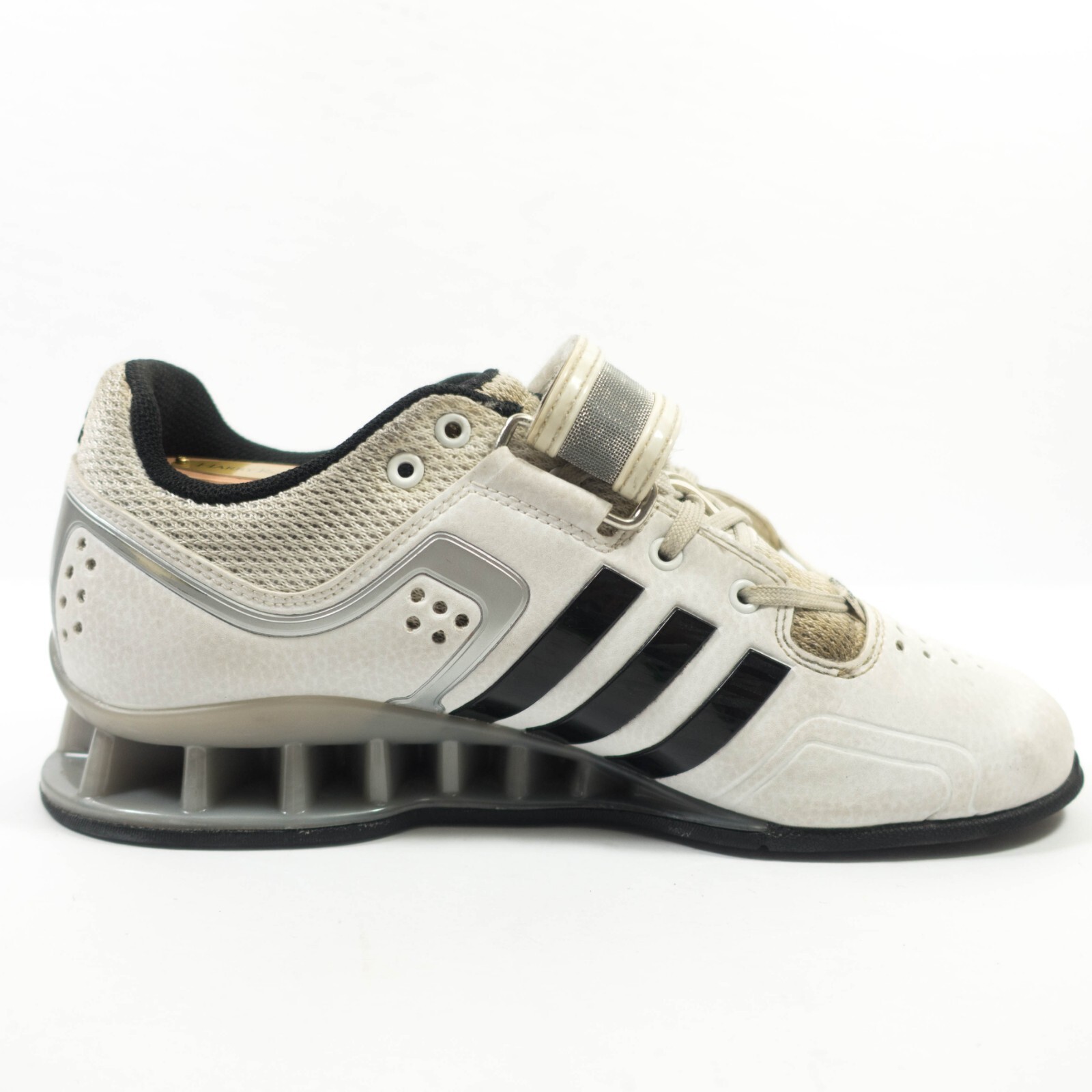 Adidas Adipower M25733 Weightlifting Shoes - Men's Size 5 - White - lot ...