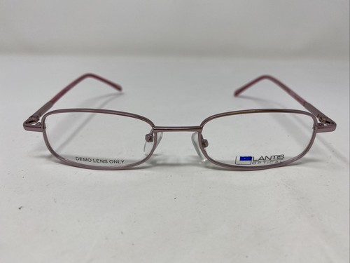 Lantis Optical Eyeglasses Frame L8004 PNK 47-17-130 Pink Full Rim Metal ...
