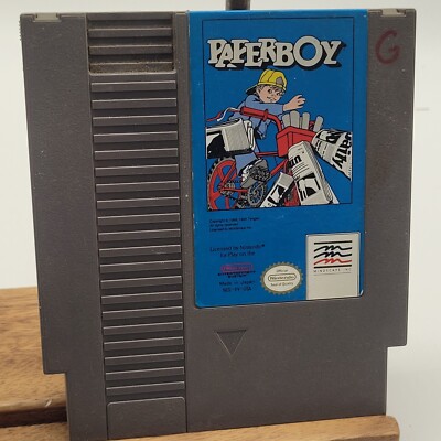 Nintendo NES Paperboy Action Arcade Bike Mindscape Cartridge Untested ...