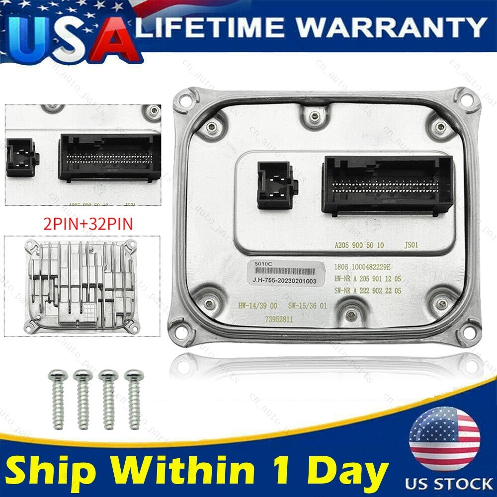 LED Headlight Ballast Unit Control Module For Mercedes W205 C Class ...