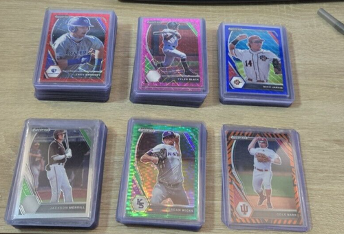 2021 Panini Prizm Draft Picks Baseball LOT of 64 Cards "See Description ...