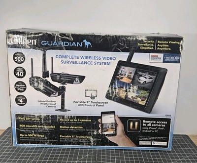 NEW Uniden Guardian G955 Wireless Security Touchscreen Monitor + 2x ...