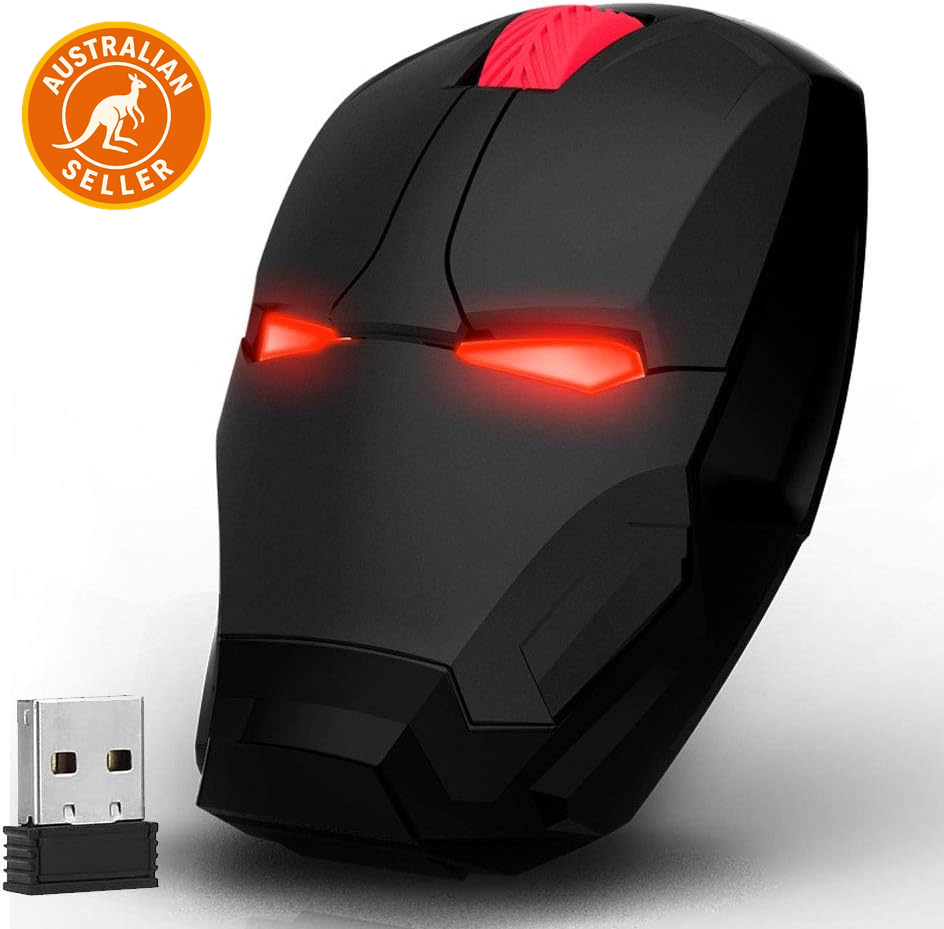 Ergonomic Wireless Mouse, Cool Mice 2.4G Portable Mobile Computer Mouse ...