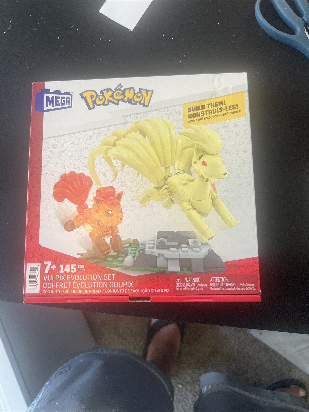 MEGA Pokemon Vulpix Evolution Set (145 Pieces) W/ 2 Poseable Action ...