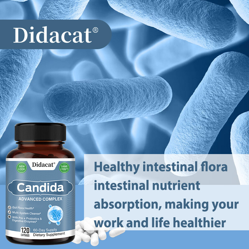 Candida Advanced Complex Capsules Supports intestinal & Digestive ...