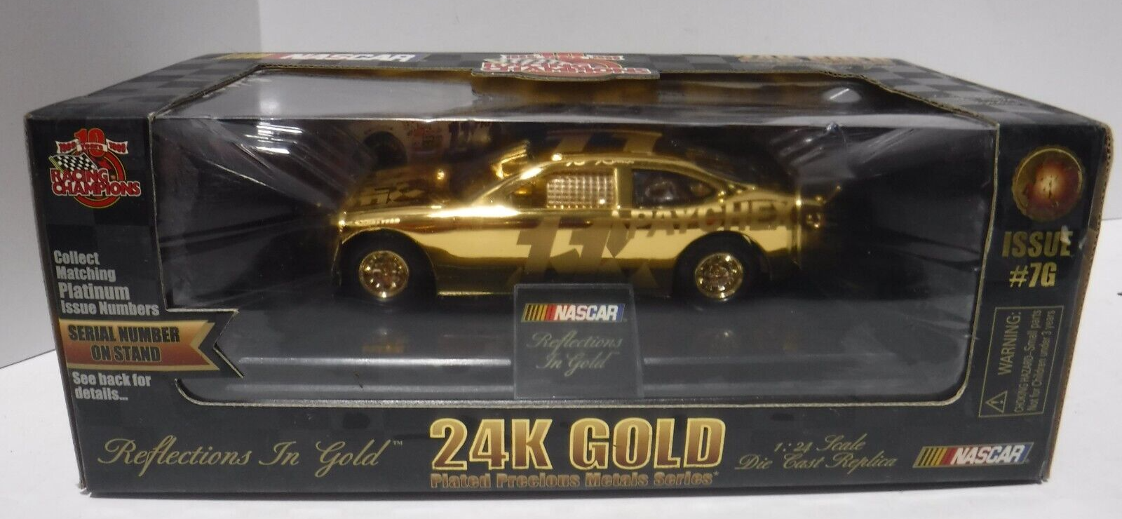 Brett Bodine #11 Paychex Racing Champions 24K Gold 1:24 050823DMT2 | eBay